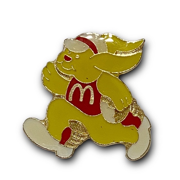 McDonald's | Jewelry | Mcdonalds Pin Yellow Running Bunny 99s Sports ...